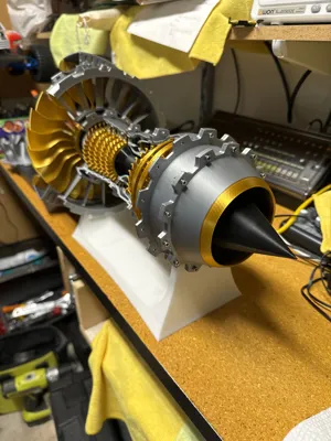 Convergent Nozzle / Jet engine nozzle Remixed by linus3d - MakerWorld