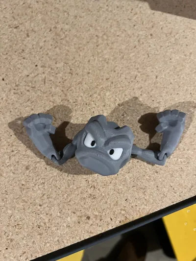 Pokemon Geodude - Flexi Articulated by Torikami MakerWorld: Download ...
