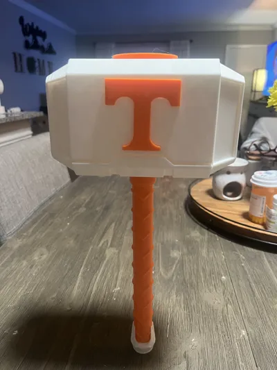 Tennessee Volunteers LOGO for Thor's Hammer - Free 3D Print Model ...