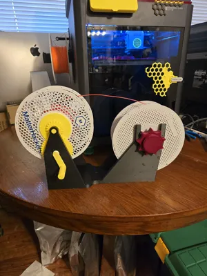Manual filament spool winder - Free 3D Print Model - MakerWorld