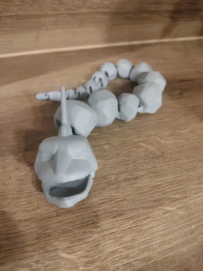 Onix - Flexi Articulated Pokémon by IXPatch MakerWorld: Download Free 3D Models