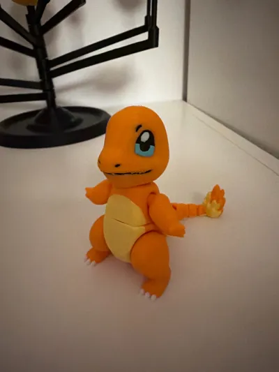 Charmander - Flexi Articulated Pokémon - Free 3D Print Model - MakerWorld