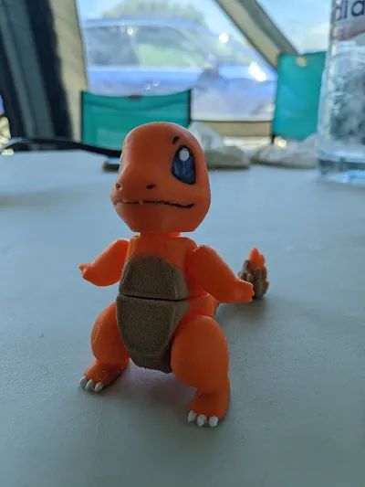 Charmander - Flexi Articulated Pokémon by IXPatch MakerWorld: Download ...
