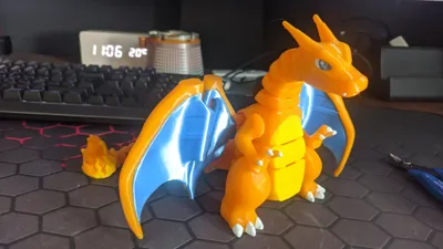 Charizard - Flexi Articulated Pokémon by IXPatch MakerWorld: Download ...