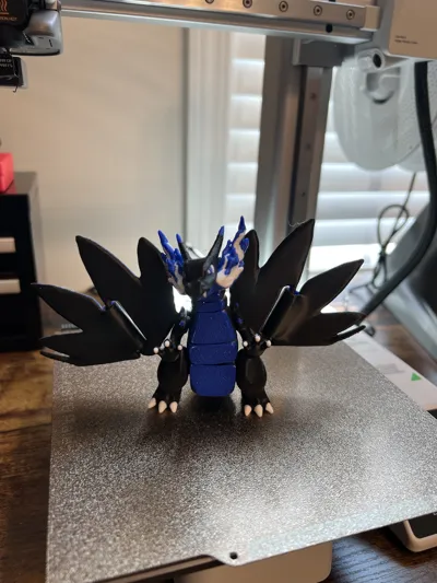 Mega Charizard X - Pokémon Articulado Flexible por IXPatch MakerWorld: Descarga Modelos 3D Gratuitos
