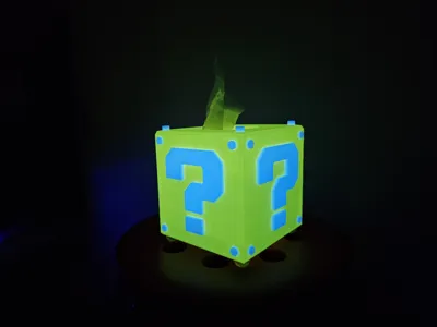 Question Mark Block Tissue Box Cover - Free 3D Print Model - MakerWorld