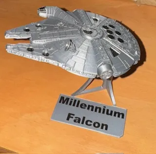 Millennium Falcon Kit Card - High Detail - No Glue by DjangoCashflow ...