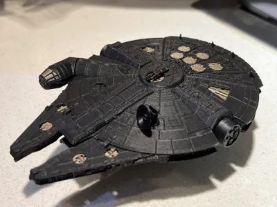 Millennium Falcon Kit Card - High Detail - No Glue by DjangoCashflow ...