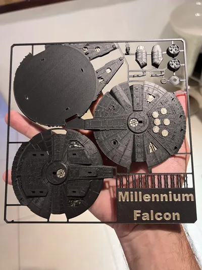 Millennium Falcon Kit Card - High Detail - No Glue by DjangoCashflow ...