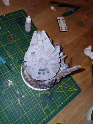 Millennium Falcon Kit Card - High Detail - No Glue by DjangoCashflow ...