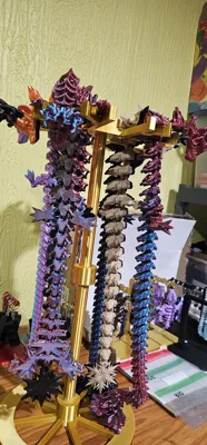 Large Crystal Dragon Display Stand by Jeff Smith - MakerWorld