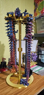 Large Crystal Dragon Display Stand by Jeff Smith - MakerWorld