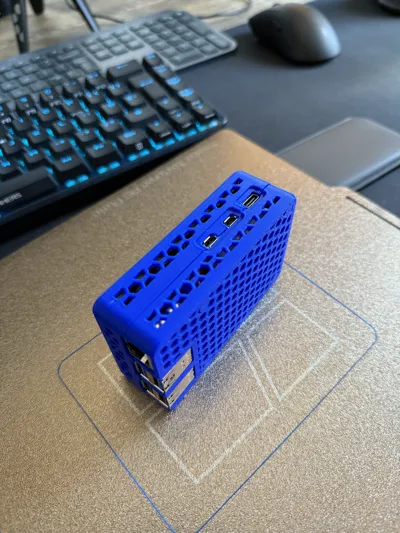 Raspberry Pi 5 Pimoroni Nvme Case v1 - Free 3D Print Model - MakerWorld