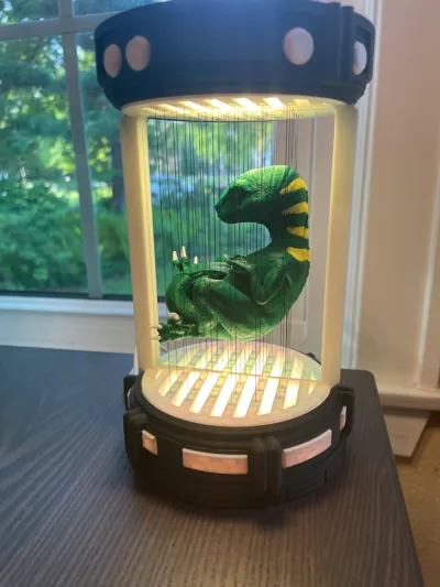 Suspended Raptor Incubator V2 Remixed by fay3dlab MakerWorld: Download Free 3D Models