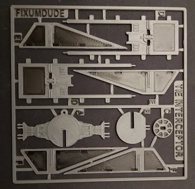 Tie Fighter Interceptor Kit Card remixed for MMU Remixed by ...