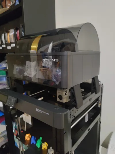 Bambu AMS Riser for P1P by wuguigui MakerWorld: Download Free 3D Models