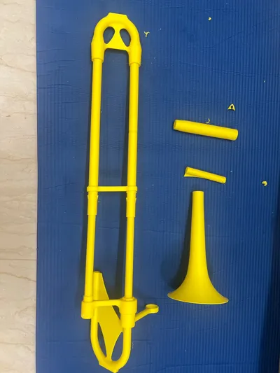 Fully Printable Alto Trombone - Free 3D Print Model - MakerWorld