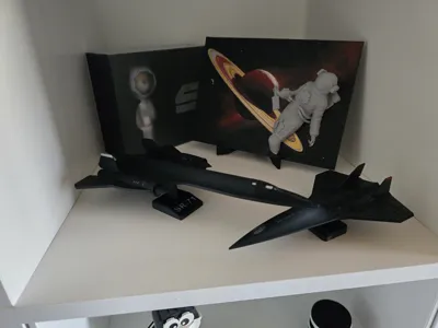 Darkstar Plane Kit Card by planes01 MakerWorld: Download Free 3D Models