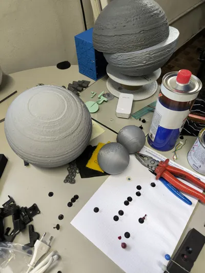 Scale Model Solar System (Planets) Remixed by maxman MakerWorld ...