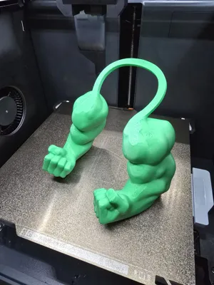 Hulk arms on cat Remixed by Dino J MakerWorld: Download Free 3D Models