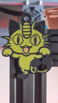 Pokemon Meowth Keychain por ME STUDIO MakerWorld: Descarga Modelos 3D ...