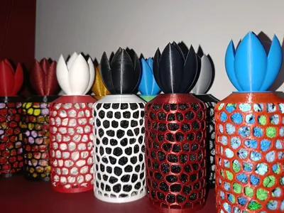 Filament Purge / Poop Decorative Flower Vase Set - Free 3D Print Model ...