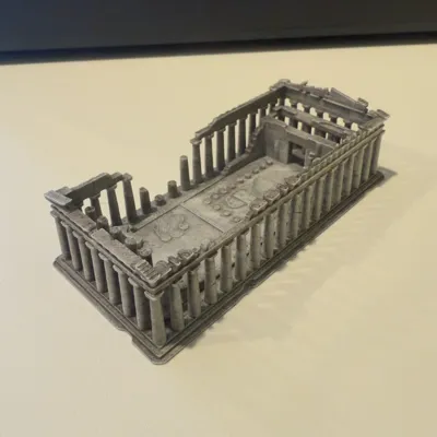 Parthenon - Athens , Greece by MiniWorld3D MakerWorld: Download Free 3D ...