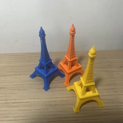 Eiffel Tower - Paris , France by MiniWorld3D MakerWorld: Download Free ...