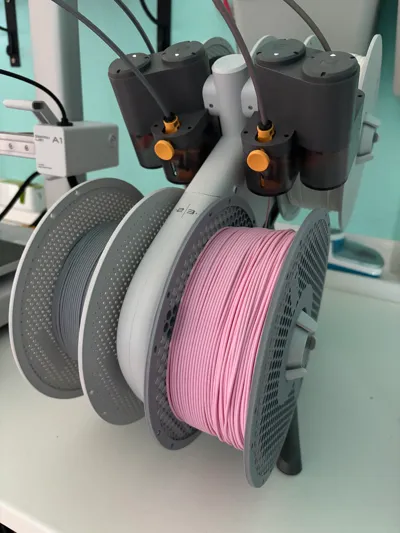 bambu lab reusable spool by axtrinocreations MakerWorld: Download Free ...