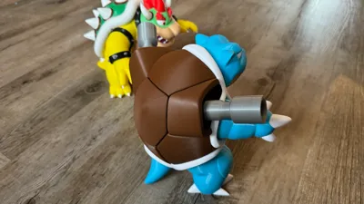 Blastoise 150% Multipart Color (20 cm height) Remixed by Kroeskoppie - MakerWorld