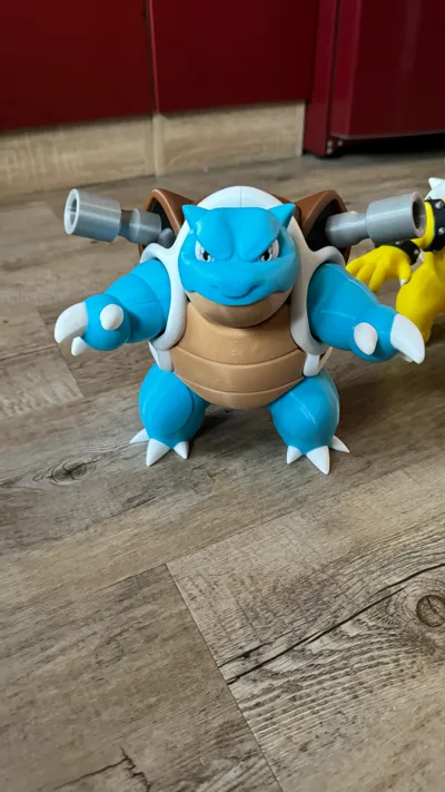 Blastoise 150% Multipart Color (20 cm height) Remixed by Kroeskoppie ...