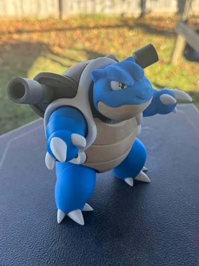 Blastoise 150% Multipart Color (20 cm height) Remixed by Kroeskoppie ...