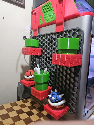 HSW for AMS Riser V2 (Honeycomb Storage Wall) by Yoav Kadosh MakerWorld ...