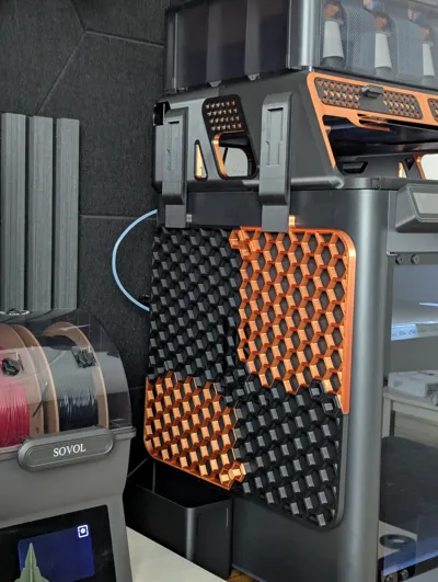 HSW for AMS Riser V2 (Honeycomb Storage Wall) by Yoav Kadosh MakerWorld ...