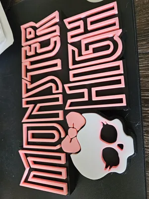 MONSTER HIGH LOGO by 3DFarmer - MakerWorld