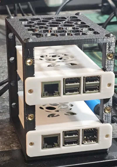 Raspberry Pi 3 Mini Server Rack Sled - Free 3D Print Model - MakerWorld