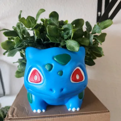 Bulbasaur Plant Pot - Multicolor and Single Color by Eddie MakerWorld ...