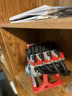 Chevy Camaro LS3 V8 Engine - Scale Working Model - Free 3D Print Model ...