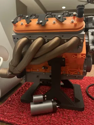 Chevy Camaro LS3 V8 Engine - Scale Working Model - Free 3D Print Model ...