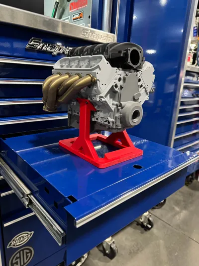 Chevy Camaro LS3 V8 Engine - Scale Working Model - Free 3D Print Model ...