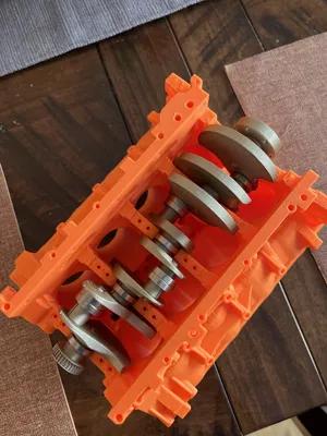 Chevy Camaro LS3 V8 Engine - Scale Working Model - Free 3D Print Model ...