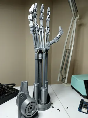 DIY Life-Size Terminator Arm Lamp by LayerLux3D MakerWorld: Download ...