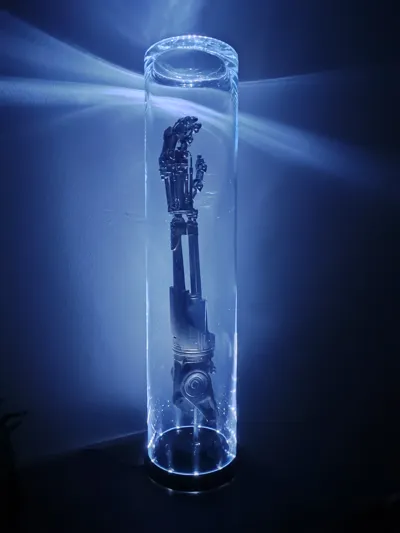DIY Life-Size Terminator Arm Lamp by LayerLux3D MakerWorld: Download ...