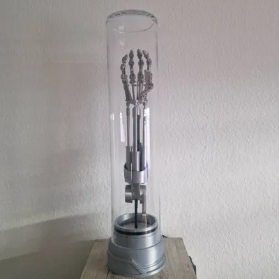 DIY Life-Size Terminator Arm Lamp by LayerLux3D MakerWorld: Download ...