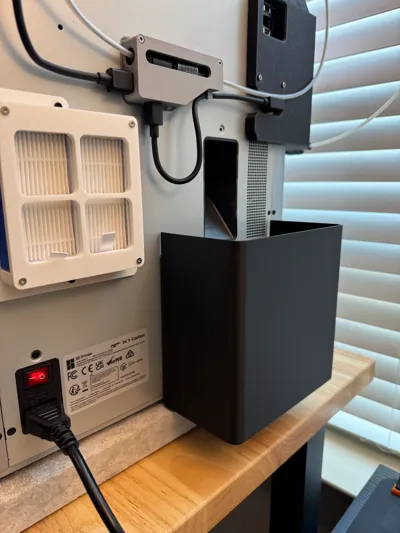 XXL X1C/P1S Filament "Poop" Chute - Screw Mounted by Lukas MakerWorld ...