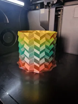 Geometric Origami Plant pot Planter - Vase mode by SASSy Design - MakerWorld