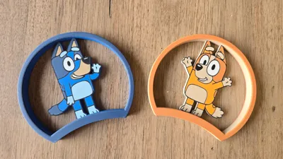 Bluey Disney Ears for 5 magnet modular headband by GrimtocMakerWorld ...