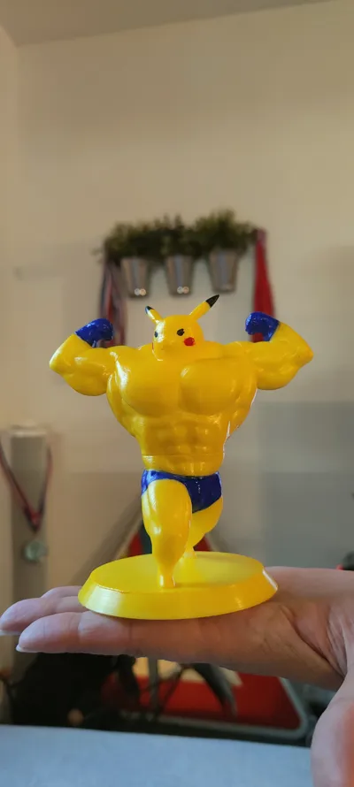 muscle_pikachu (splited) by Guardian.C.L - MakerWorld