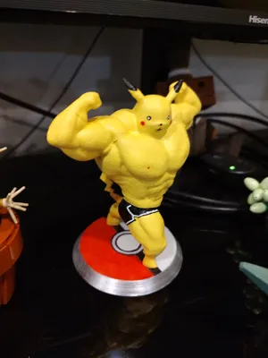 muscle_pikachu_肌肉皮卡丘 by COLOCO - MakerWorld