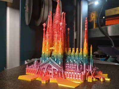 Sagrada Familia - Barcelona, Spain - Free 3D Print Model - MakerWorld
